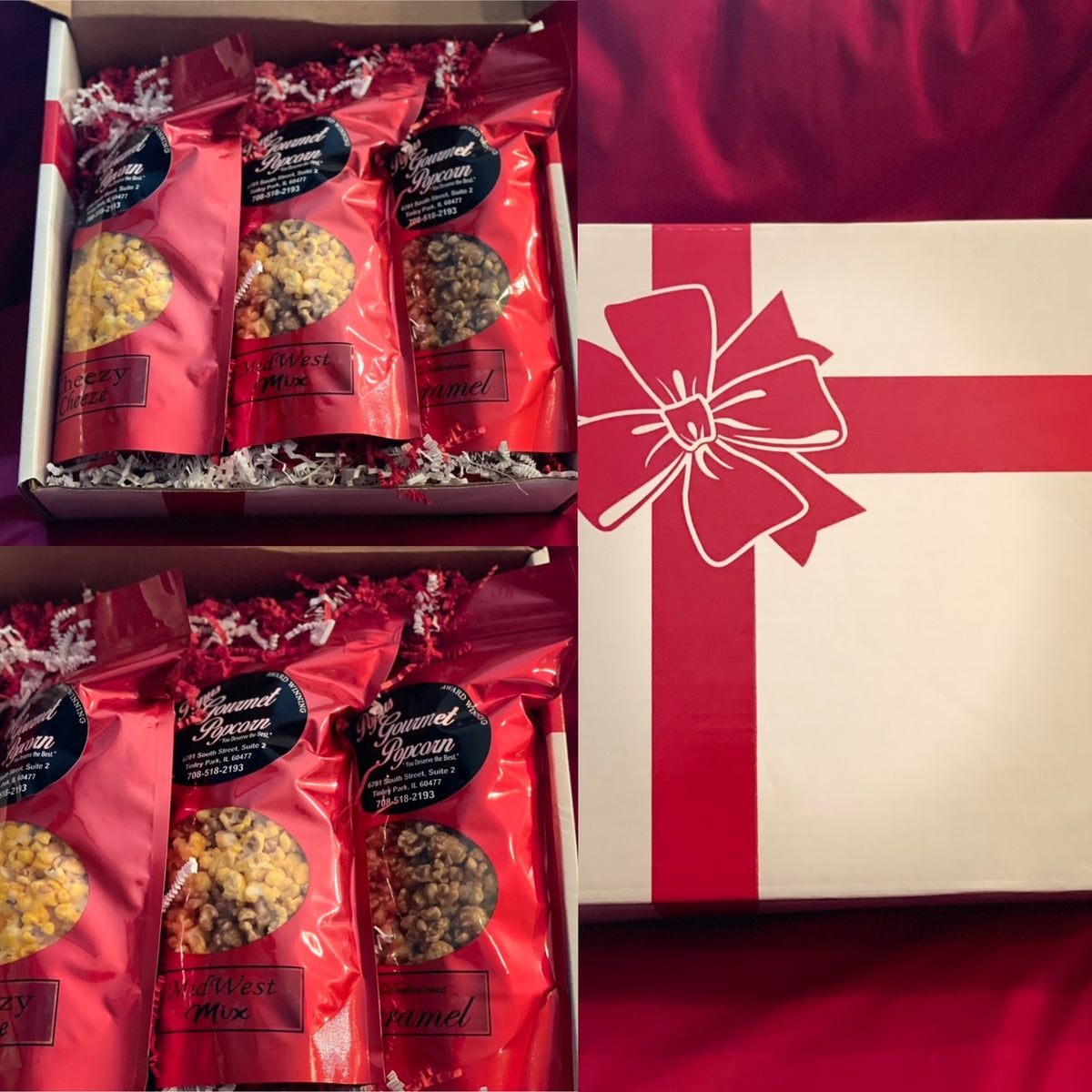 3 Bag Holiday/Gift Box – Popus Gourmet Popcorn